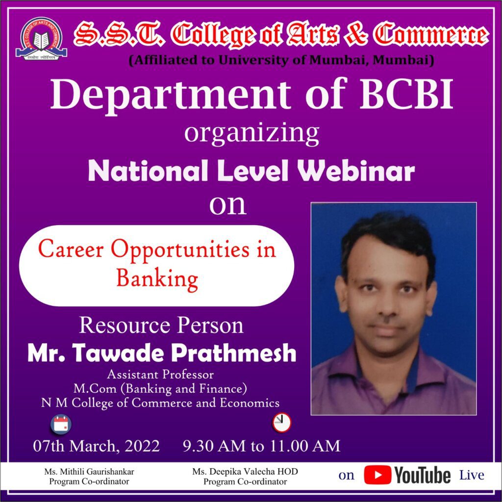 Career Opportunities in Banking – SST College