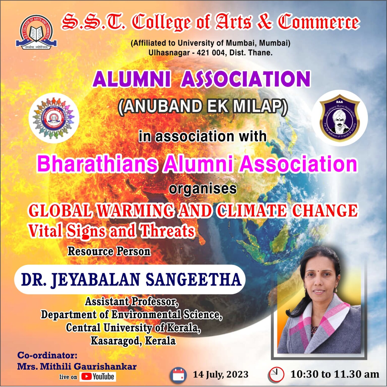 National Level Webinar on Global Warming and Climate Change- Vital ...