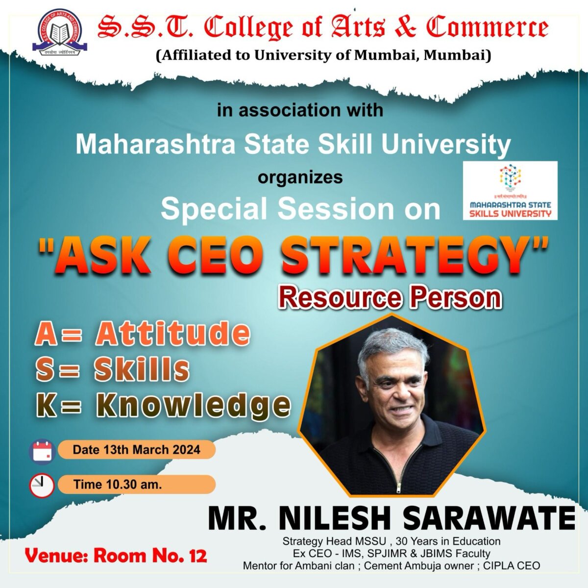 ASK CEO Strategy – SST College